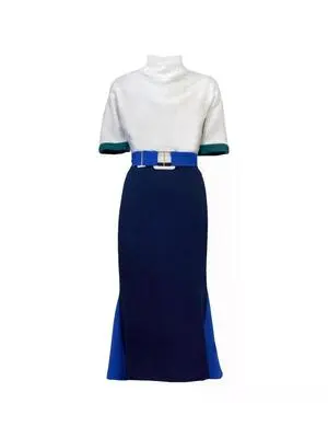 EDELINE LEE Pandora Belted Maxi Dress