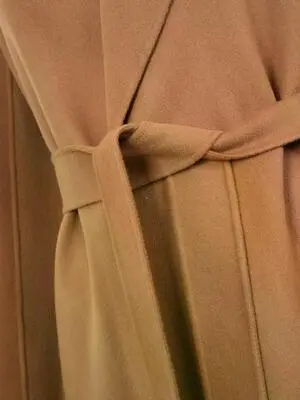 Max Mara Belted Notch-lapel Coat