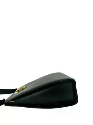 FERRAGAMO 1990-2000 Leather Gancini Shoulder Bag
