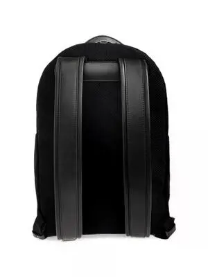 Giorgio Armani Logo Patch Mesh Backpack