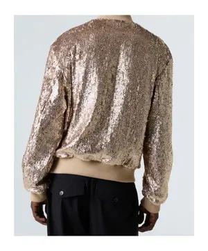 Dries Van Noten Sequined Bomber Jacket