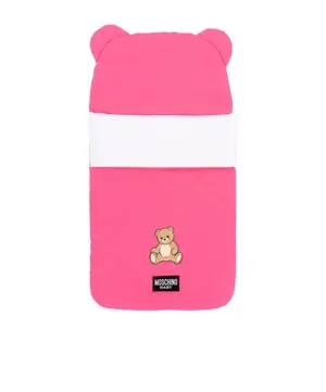 Moschino Teddy Bear Sleep Bag - Fuchsia