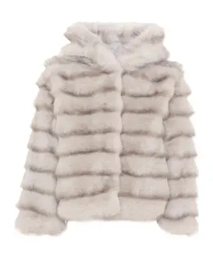 Monnalisa Long-sleeved Casual Jacket - Grey