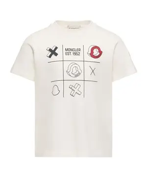 Moncler Tic Tac Toe Print Jersey T-shirt