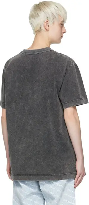 Alexander Wang Distressed Logo T-shirt