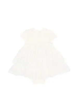 Balmain Logo-print Tiered Dress Set