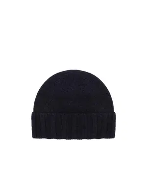 DRUMOHR Ribbed Knit Hat - Black