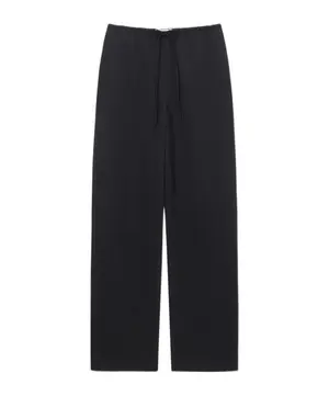 DUNST Drawstring Casual Pants - Black