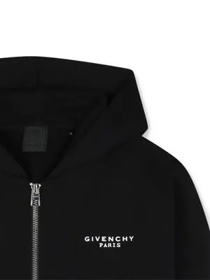Givenchy Logo-print Zip-up Hoodie