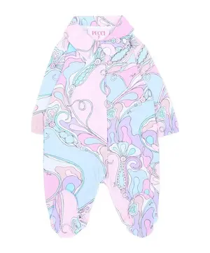 Emilio Pucci Two-piece Set: All-over Print Bodysuit And Sleep Bag - Multi-color