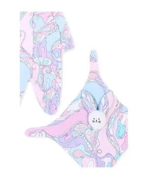 Emilio Pucci Two-piece Set: All-over Print Bodysuit And Sleep Bag