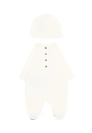 Balmain Logo-print Babygrow Set