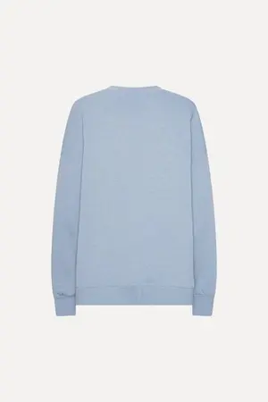 ROTATE BY BIRGER CHRISTENSEN Crewneck Heavy Sweatshirt With Textured Logo