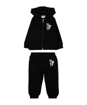Moschino Two-piece Hooded Sweatshirt And Sweatpants Set