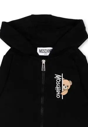 Moschino Two-piece Hooded Sweatshirt And Sweatpants Set