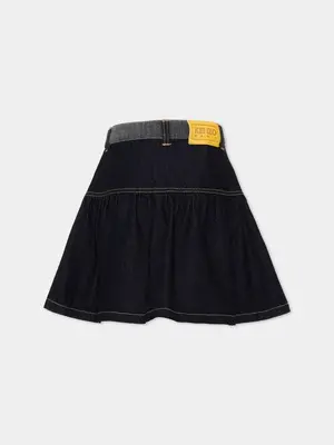 Kenzo Button-up Denim Skirt