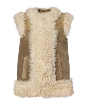 Etro Shearling-lined Embroidered Vest