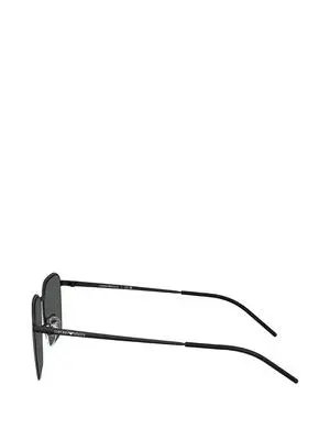 Emporio Armani Matte Square-frame Sunglasses