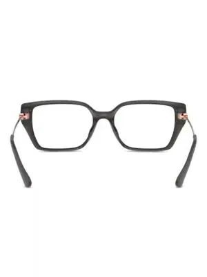 Michael Kors Crete Square-frame Glasses - Black