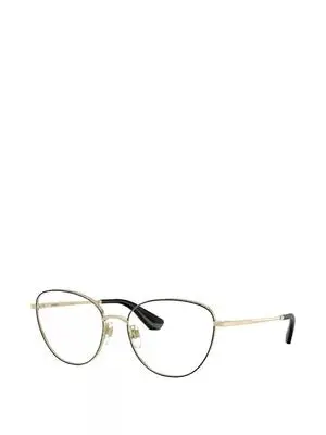 Burberry Engraved Round-frame Glasses