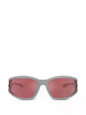 DIESEL® Wrap-around Geometric Frame Sunglasses - Grey