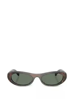 VOGUE EYEWEAR Havana Geometric Sunglasses - Brown