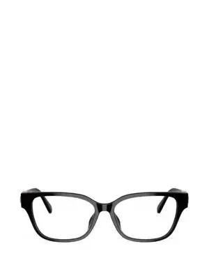 SWAROVSKI Crystal-embellished Square-frame Glasses - Black