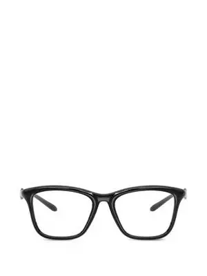 DIESEL® Logo-plaque Square-frame Glasses - Black