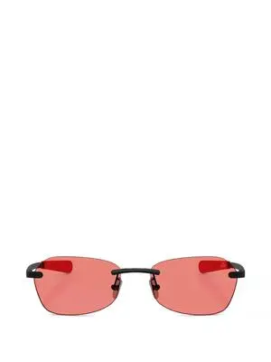 Moncler Orris Rimless Sunglasses - Red