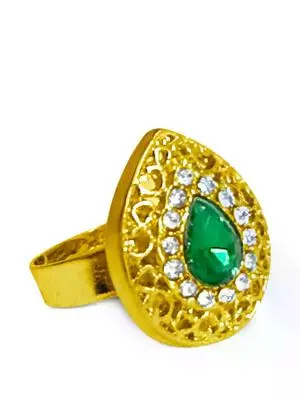 HZMER JEWELLERY Roop Rang Filigree Ring