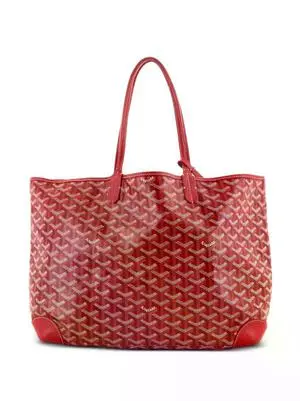 Goyard Saint Louis Coated Canvas Pm Tote Bag - Red