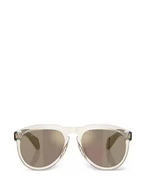Moncler Browline Isopleth Sunglasses - Neutrals