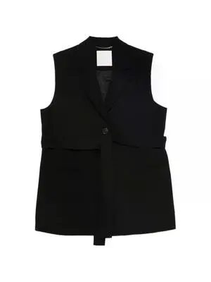 Marina Rinaldi Sleeveless Belted Gilet