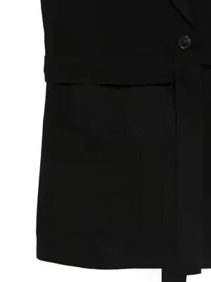 Marina Rinaldi Sleeveless Belted Gilet