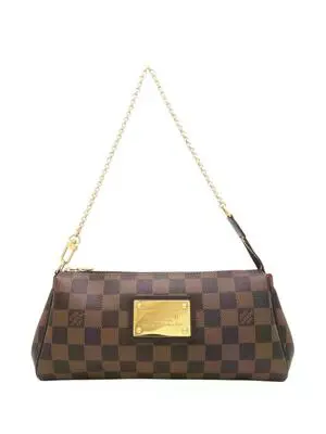 LOUIS VUITTON 2012 Damier Ebene Eva Satchel - Brown