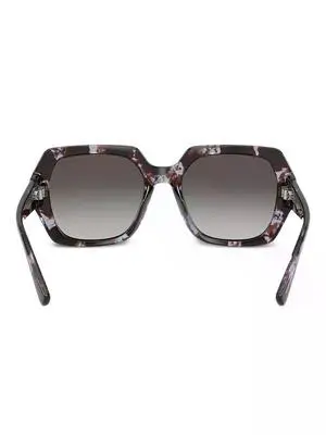 VOGUE EYEWEAR Geometric Embellishment Sunglasses