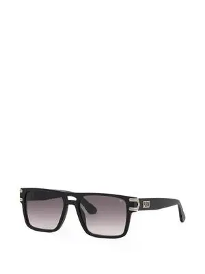 Philipp Plein Logo-plaque Square-frame Sunglasses