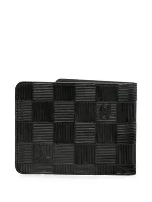 Karl Lagerfeld Checkerboard-embossed Bi-fold Wallet