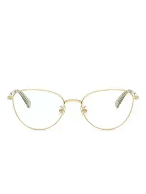 SWAROVSKI Crystal-embellished Cat-eye Glasses - Gold
