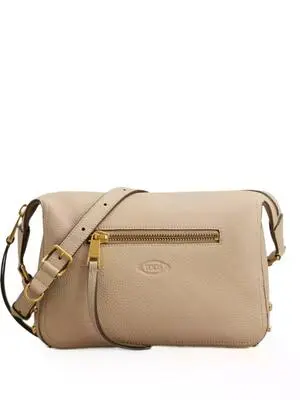 TOD'S Metal Dots Shoulder Bag - Neutrals