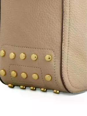 TOD'S Metal Dots Shoulder Bag - Neutrals