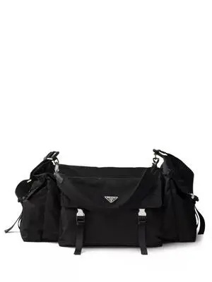 Prada Re-nylon And Leather Duffel Bag