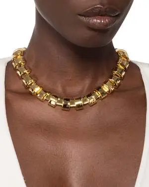 Alexis Bittar Molten Bar Link Necklace