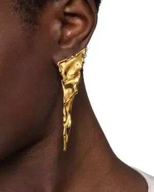 Alexis Bittar Molten Cascade Post Earrings - Gold