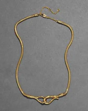 Alexis Bittar Molten Hook Choker Necklace