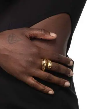 Alexis Bittar Molten Dome Ring - Gold