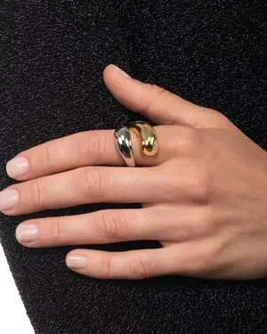 Alexis Bittar Molten Dome Ring - Two-tone