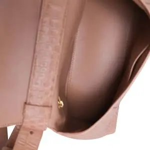Balenciaga Beige Croc Embossed Hourglass Shoulder Bag - Neutral