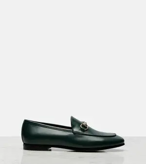 Gucci Horsebit Leather Loafers - Green