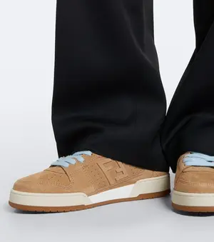 Fendi Match Suede Sneakers